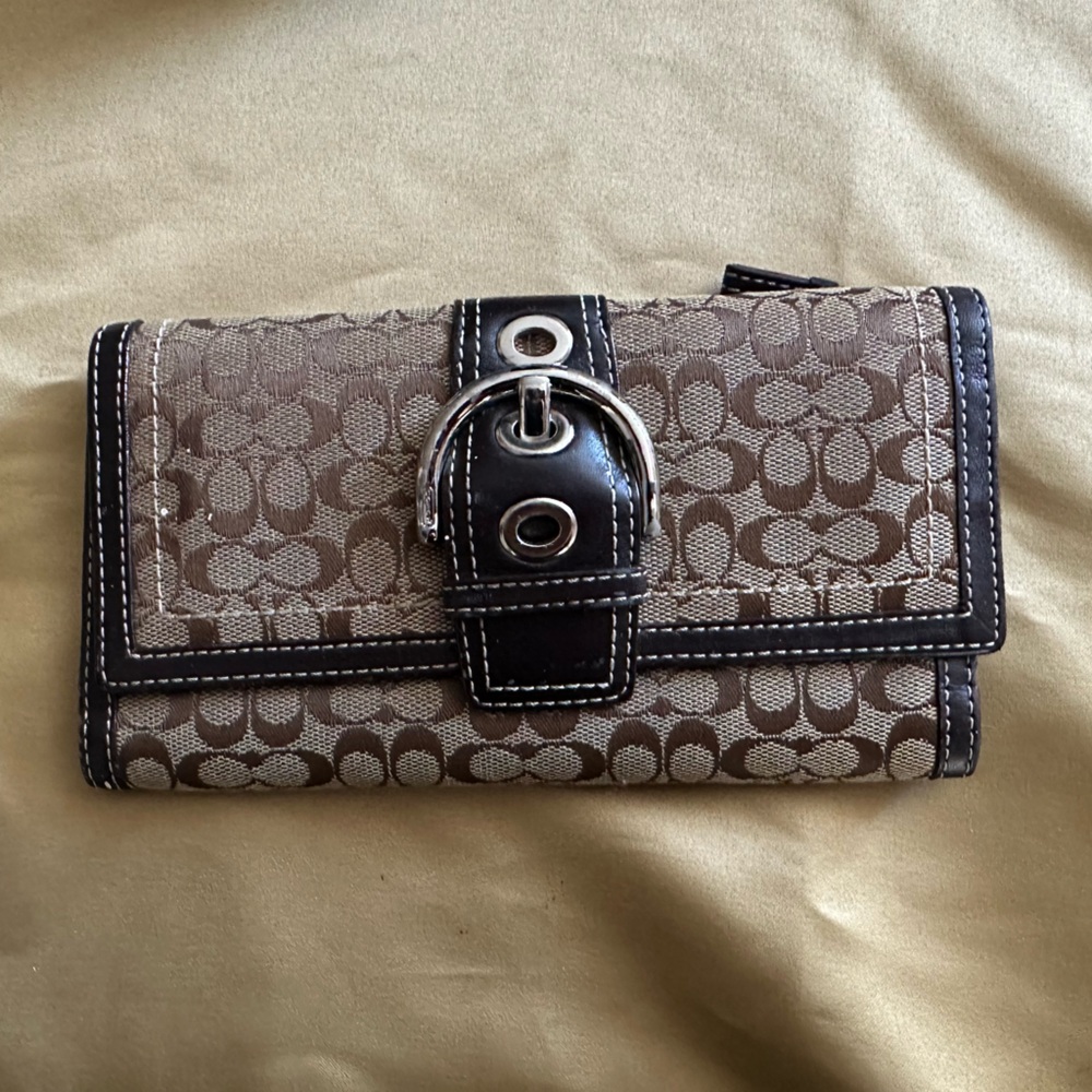 Coach Signature Slim Wallet - Gem